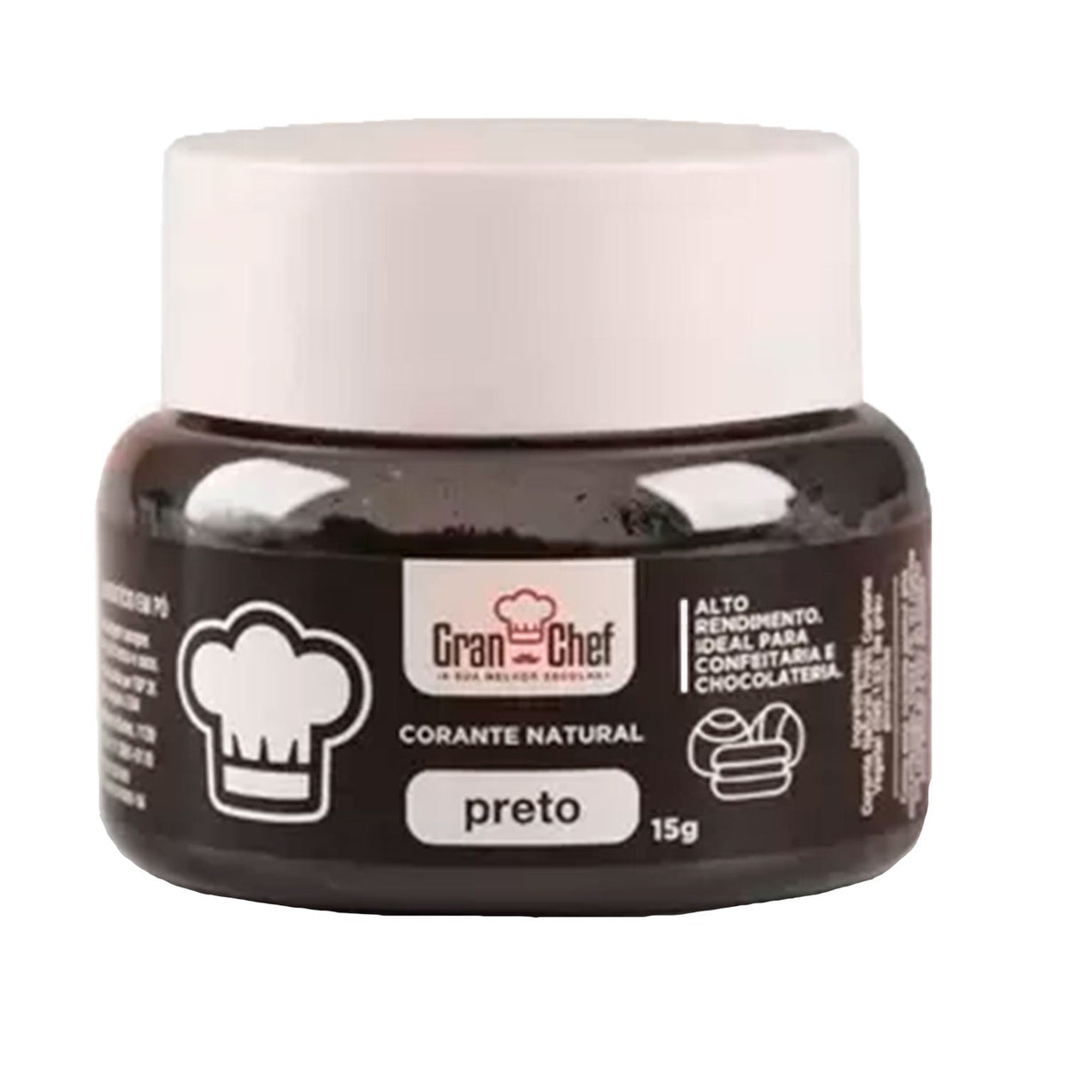 Corante Preto 15G - Gran Chef – Chefon