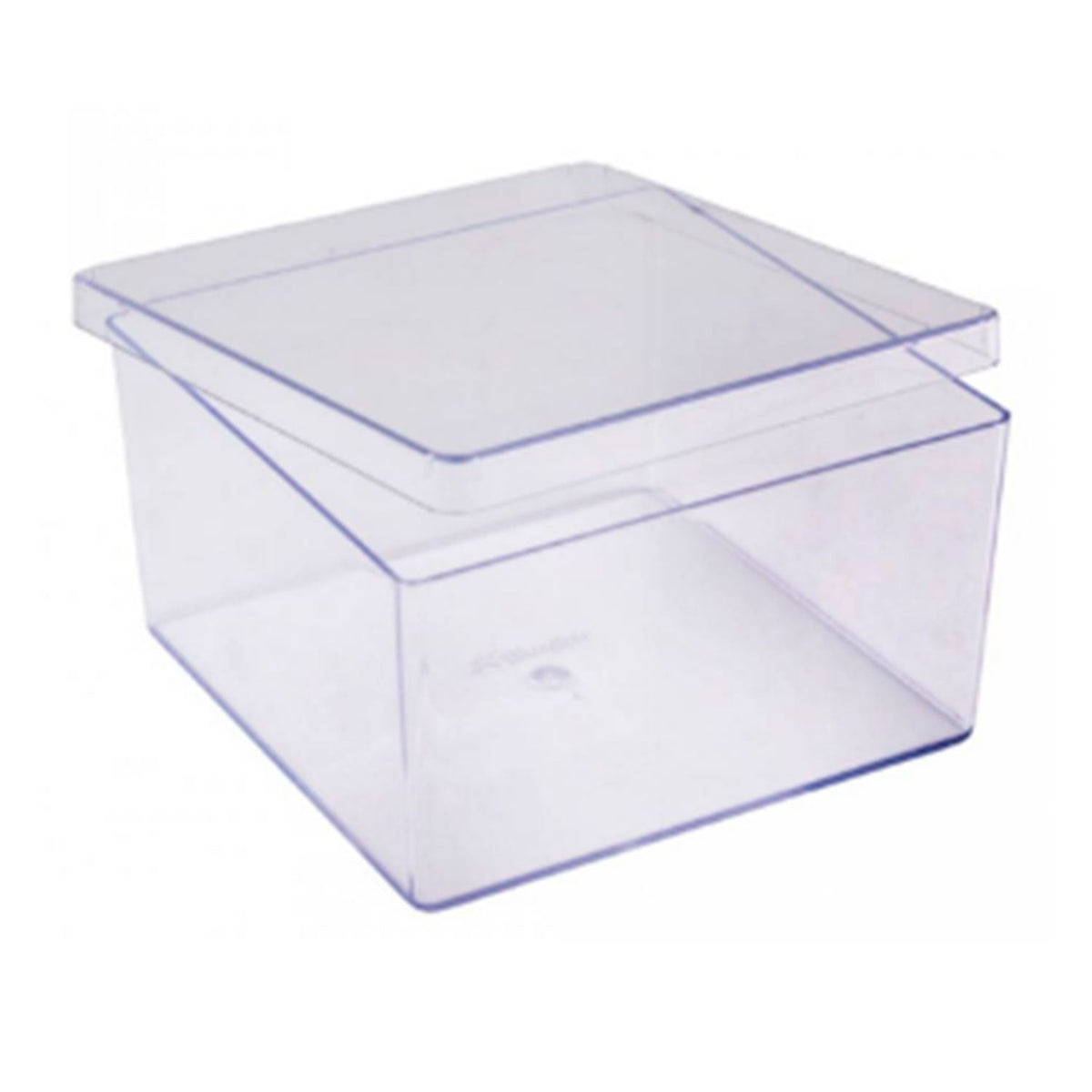Cake Box Quadrada Com Tampa Cristal (1,5L) - Blue Star – Chefon